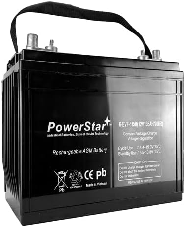 Amazon.com: PowerStar Replacement for US12VRXC2, Group GC12, 12 Volt ...