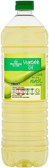 Morrisons Vegetable Oil, 1000ml : Amazon.co.uk: Grocery