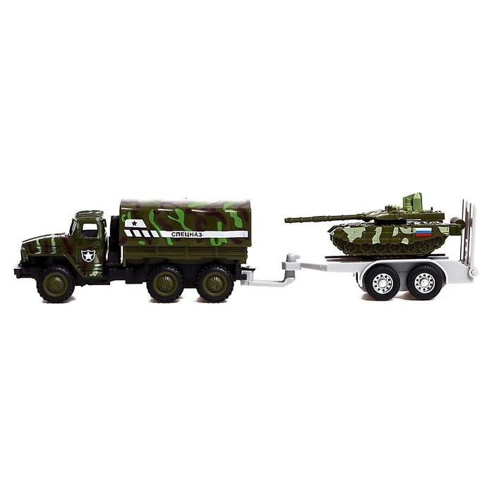 Aevvv Russian Army Truck Ural With Trailer And T 90 | Desertcart UAE