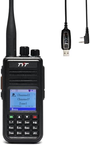 Amazon.com: TYT MD-UV390 Digital Dual Band VHF UHF DMR Radio Waterproof Dustproof IP67 Walkie ...