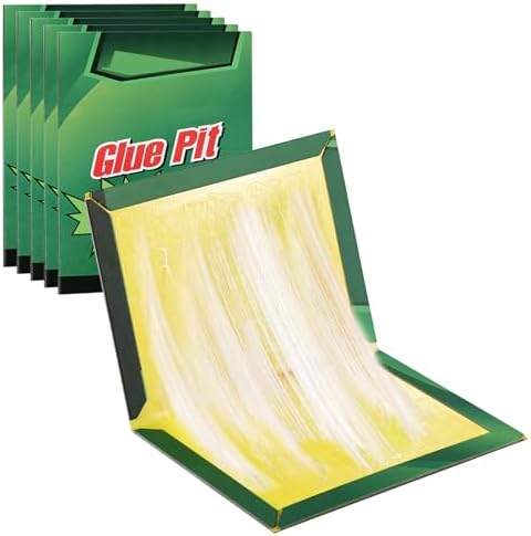 TOKIISHE 5 Pack Multi-Use Pest Sticky Pad Traps Boards, Extra Strong ...
