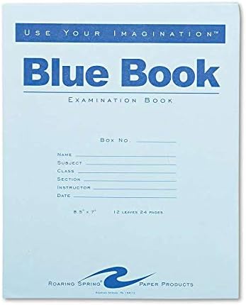Amazon.com : The Blue Book Examination Book - Set of 5 Books : Writing ...