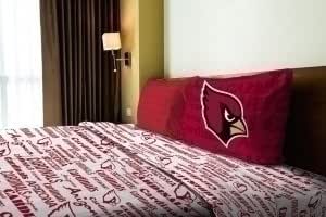 Amazon.com: Arizona Cardinals Micro Fiber Sheet Set TWIN SIZE ...