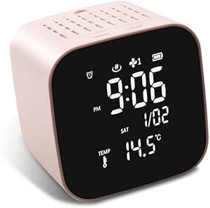 Amazon.com: WDSD Essential Oil Diffuser Alarm Clock Temperature Snooze ...