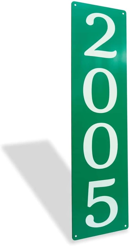 Amazon.com : Reflective Mailbox Numbers - 6x24 Inches, Custom Address ...