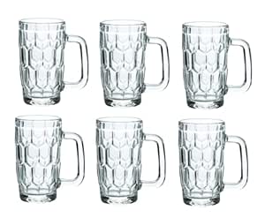 Buy Yera Glass Beer Mug for Drinking Cocktail, Juice, Milkshake, Coke ...
