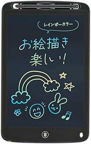 Amazon.co.jp: オーム電機OffiStyle 電子メモパッド 画面サイズ10インチ相当 レインボーカラー ロックスイッチ付き デジタルメモ タブレット ペン付き 電池式 JIM ...