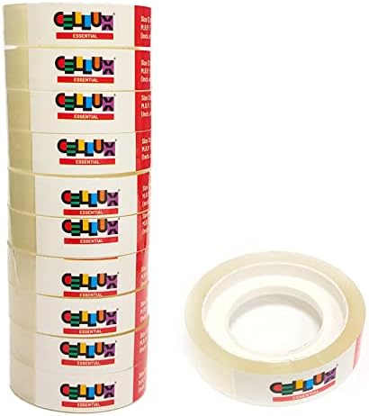 Cello Tape Transparent 0.5 inch (Pack of 6) : Amazon.in: Musical ...