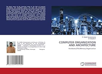 COMPUTER ORGANIZATION AND ARCHITECTURE : Dr Deepika K: Amazon.in: Books