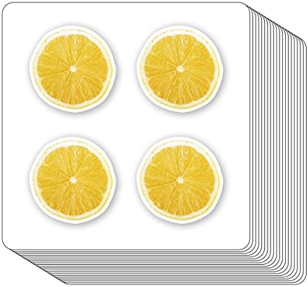 Amazon.com: Lemon Slice Stickers 1in for Scrapbooking, Arts, Craft ...