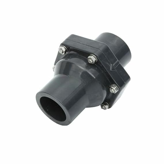 PVC non-return Valve 50MM inner Flap Check Valve Universal vertical ...