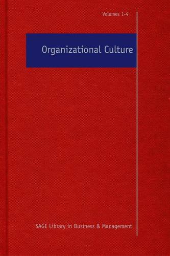 Amazon.com: Organizational Culture (SAGE Library in Business and ...