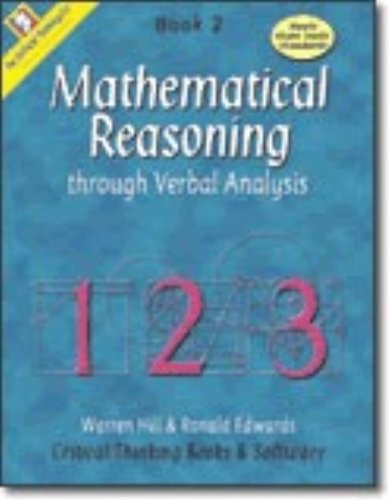 Buy Mathematical Reasoning Through Verbal Analysis (Mathematical ...