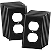 ELEGRP Duplex Receptacle Outlet Covers, 1-Gang Standard Size Wall ...