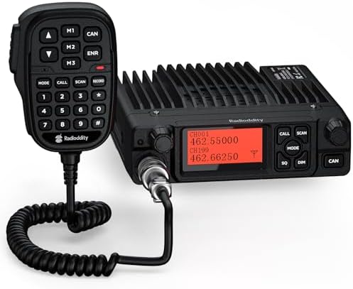 Radioddity DB40-G GMRS Mobile Radio, 40 Watts Long Range Two Way Radio ...