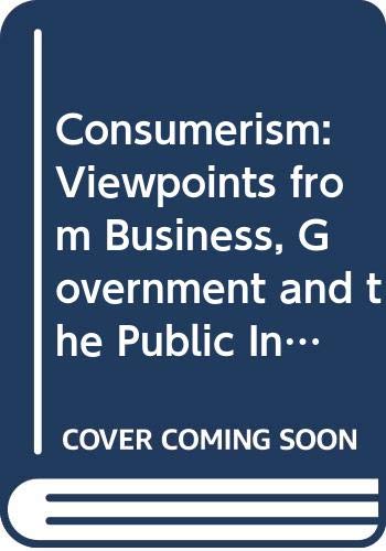 Amazon | Consumerism: Viewpoints from Business, Government and the ...