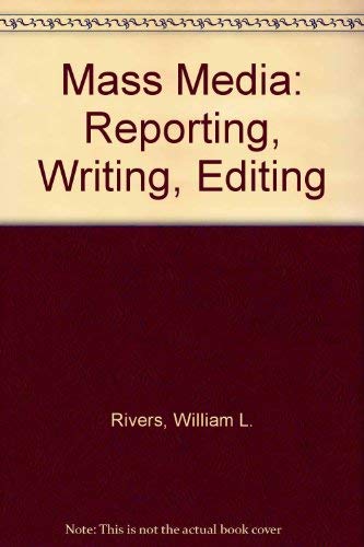 Buy Mass Media: Reporting, Writing, Editing Book Online at Low Prices ...