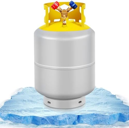 Amazon.com: FAHKNS Refrigerant Recovery Tank 50 LB with 1/4 SAE Y-Valve ...