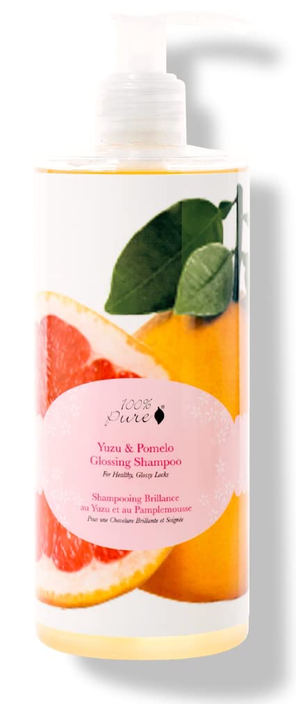 Amazon.com : 100% PURE Yuzu & Pomelo Glossing Shampoo & Cleansing Detox ...