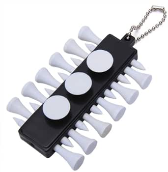 Amazon.co.jp: GHUNT Golf Equipment Plastic Tee Holder Carrier 3 Ball ...