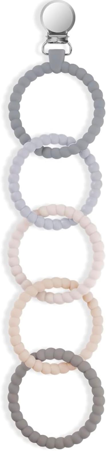 Amazon.com : Avee & Co Silicone Teether Rings, Baby Teether Rings, Baby ...