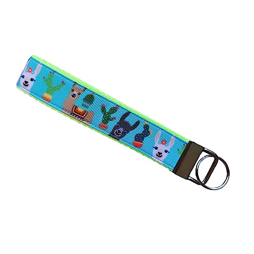 Amazon.com: Funky llama key fob, Julie Ng Studio handmade,alpaca car ...