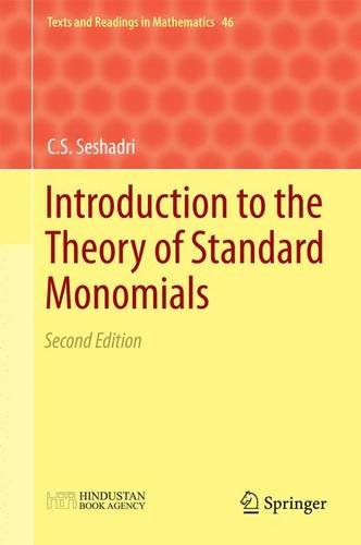 Buy Introduction to the Theory of Standard Monomials: 46 (Texts and ...
