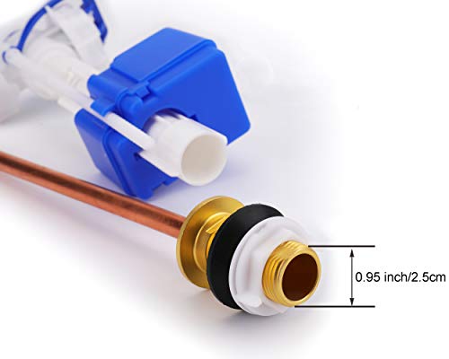 Snapklik.com : Toilet Fill Valve Assembly Replacement Valve Kit Silent ...