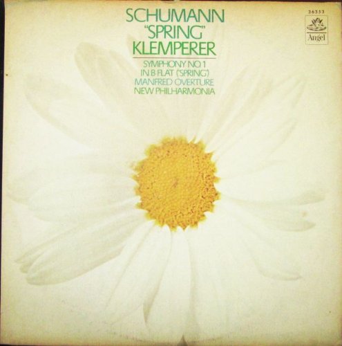Schumann Spring Klemperer (Vinyl) Symphony No.1 in B Flat - Amazon.com ...