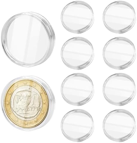 Amazon.com: 10 Pcs 38mm Morgan Clear Coin Capsules Silver Dollar Coin ...