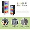 Amazon.com: MOLLYAIR 10 Drawer Rolling Cart Cover, Fits Racks 13" Wx15 ...