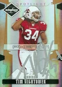 Amazon.com : Sports Memorabilia Tim Hightower Autographed Football Card ...