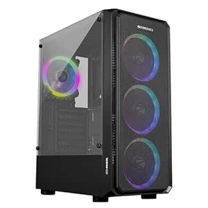 Amazon.in: Buy ZEBRONICS Invicta Mid-Tower Premium Gaming Cabinet ATX ...