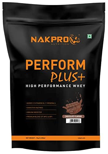 NAKPRO Perform Plus+ Whey Protein Concentrate with Digestive Enzymes ...