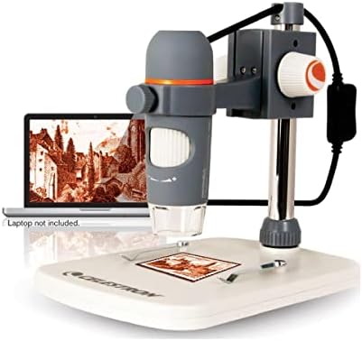 Amazon.com : Dino-Lite USB Digital Microscope AF7115MZT - 5MP, 10x ...