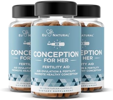 Amazon.com: Conception Fertility Supplements for Women 3-Pack Bundle – Aids Ovulation, Hormonal ...
