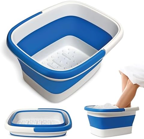 Amazon.com: Beinilai 20L Collapsible Bucket Foot Bath Basin, Portable ...