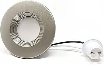 LB13156 3-Inch LED Round Downlight Retrofit, GU10 Base, Baffle Trim, 9 ...
