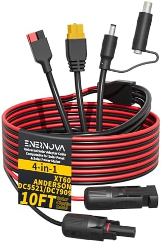 Amazon.com: SolarEnz Solar Panel Cable Connector Anderson Adapter Power ...