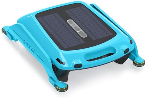 Amazon.com : Robotic Solar Pool Skimmer Cleaner: SMONET Cordless Pool ...