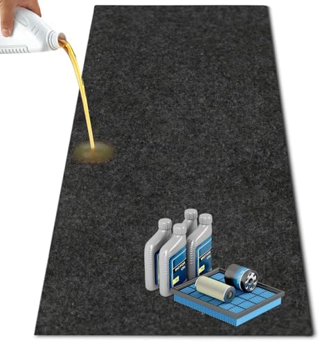 Amazon.com: JERIA 36 X 60 Inch Oil Spill Mat Under Car Driveway Mats ...