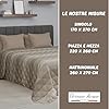 Dorian Home - Trapunta Una Piazza e Mezza 220x260 100% Puro Cotone ...