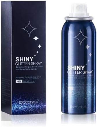 Amazon.com : Shiny Glitter Spray, Body Glitter Spray for Skin, Face ...