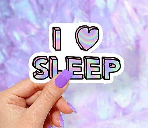 Amazon.com: I Love Sleep Vinyl Sticker : Arts, Crafts & Sewing