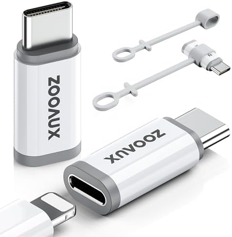 Amazon.com: ZOOAUX 2 Pack for Lightning to USB C Adapter, Lightning ...