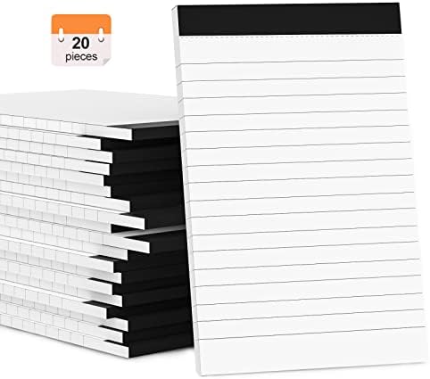 Amazon.com : 20 Pack 4 x 6 Inches Note Pad Writing Notepads of Work ...