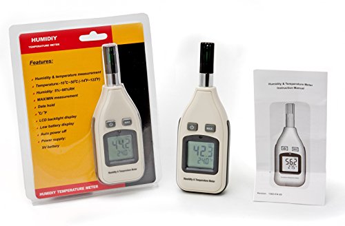CE Approved Digital Handheld Humidity and Temperature Meter Hygrometer ...