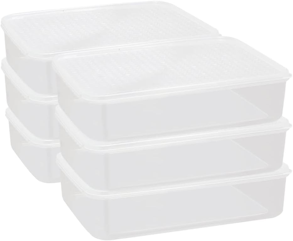 Cetomo Lot de 1,1 L* 6 Conteneurs de Stockage Alimentaire Conservez les ...