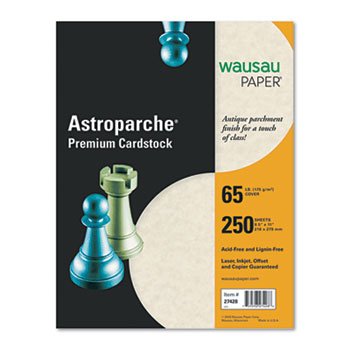 Amazon.com : Astroparche Cover Stock, 65 lbs., 8-1/2 x 11, Natural, 250 ...