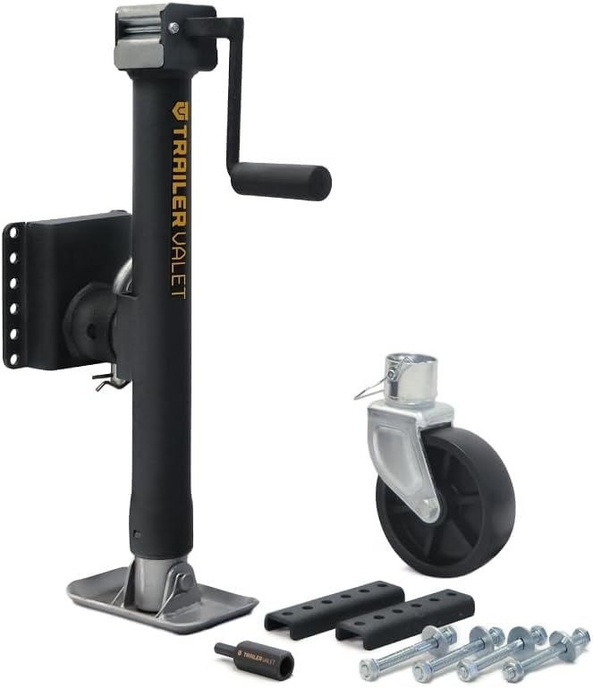 Amazon.com: Trailer Valet TVJX5-S Swivel Jack Pipe Mount 5K Static ...